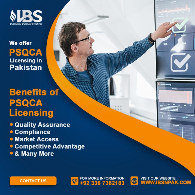 IBS offer PSQCA standardization and conformity assessment within Pakistan.
